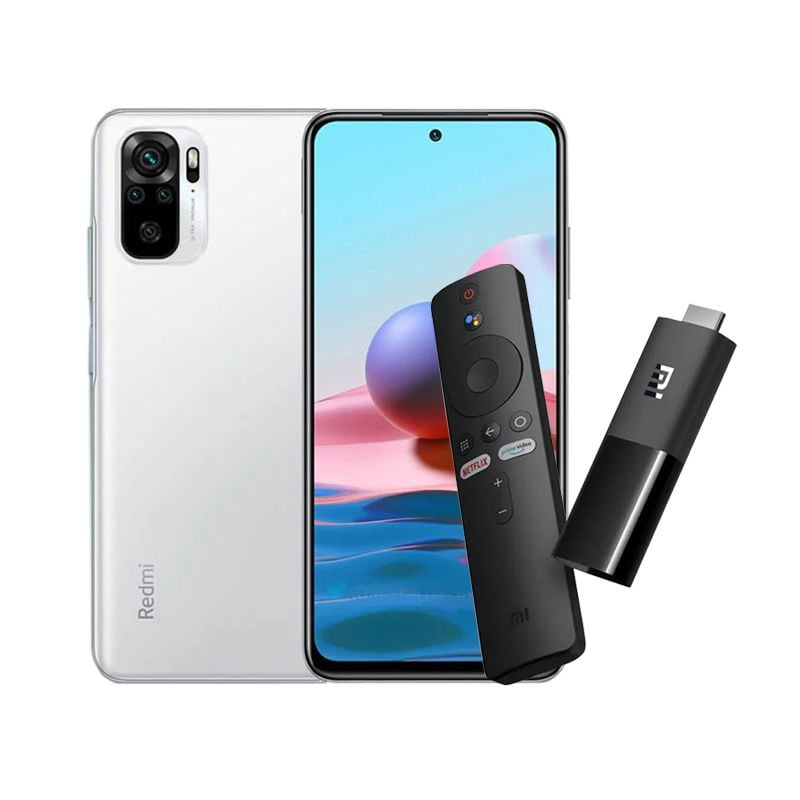 Smartphone XIAOMI Redmi Note 10 Blanco 128GB 4GB Desbloqueado Más TV ...