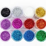 Hello Hobby Glitter Shakers 12-Pack Bright Colors for Arts Crafts ...