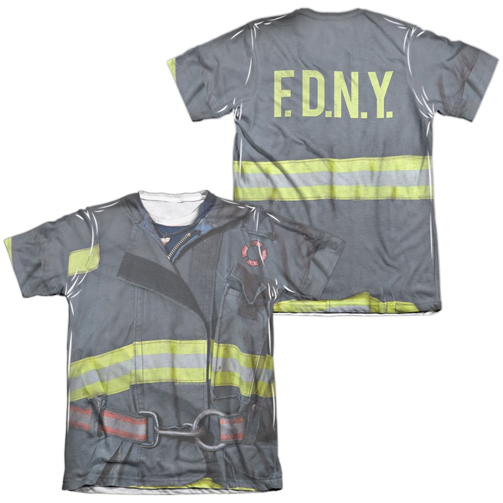 New York City - Fdny Uniform (Front/Back Print) - Short Sleeve Shirt ...