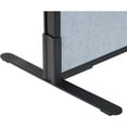 60-1/4"W x 72"H Freestanding Office Partition Panel, Blue - Walmart.com