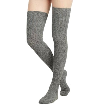 Leg Avenue Women's Two Striped Ribbed Athletic Thigh Highs - Walmart.com