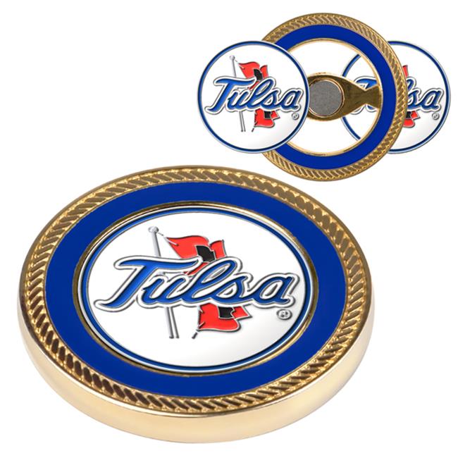 LinksWalker LW-CO3-TGH-CCBM Tulsa Golden Hurricane-Challenge Coin & 2 ...