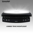 Sharp Digital LED Alarm Clock - Easy Operation, Large Numbers, Built-in Night Light, Battery ...