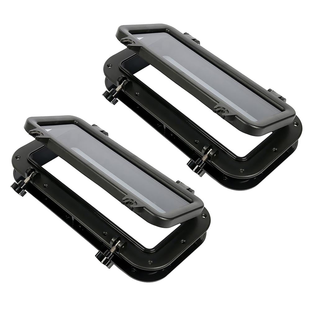 2x Durable black color yacht Ship Porthole Window Boat Porthole ...