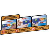 Adventure Force Triple Blast Dart Blaster Set, Spring-Powered Auto ...
