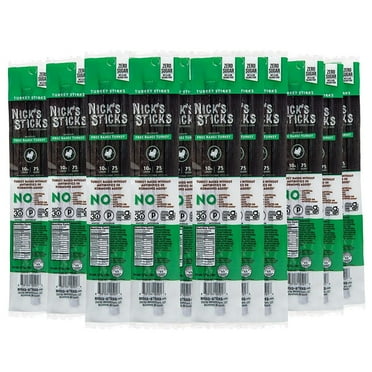 Nicks Sticks Snack Beef Stx Spcy Grass,1.7Oz (Pack Of 25) - Walmart.com