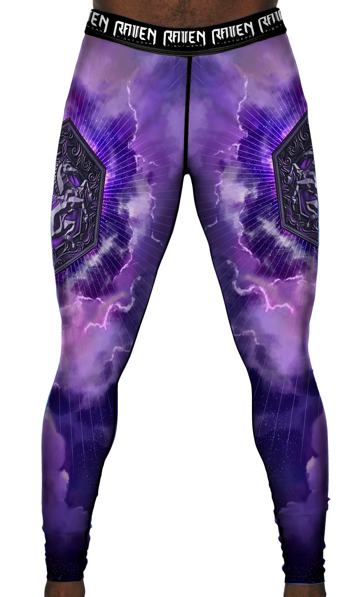 Raven Fightwear Men's The Pegasus Dusk Spats MMA BJJ Purple - Walmart.com