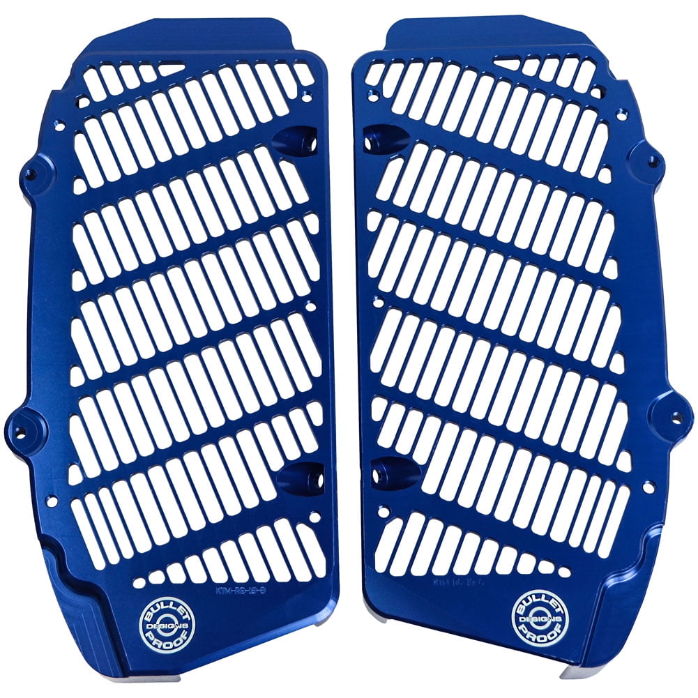 Bullet Proof Designs GEN 2 Radiator Guards Blue - Walmart.com