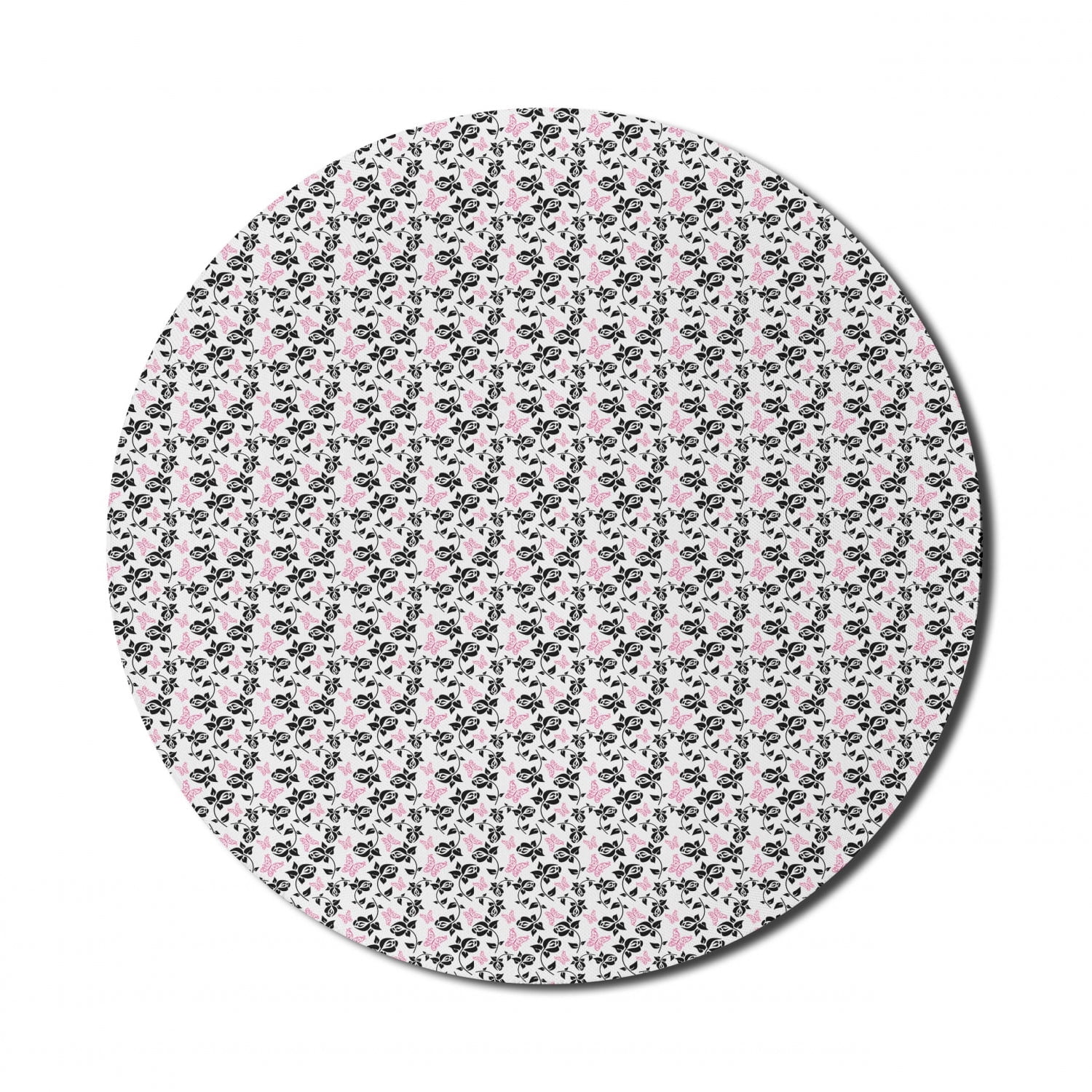Floral Mouse Pad for Computers, Composition of Flowers and Butterflies ...