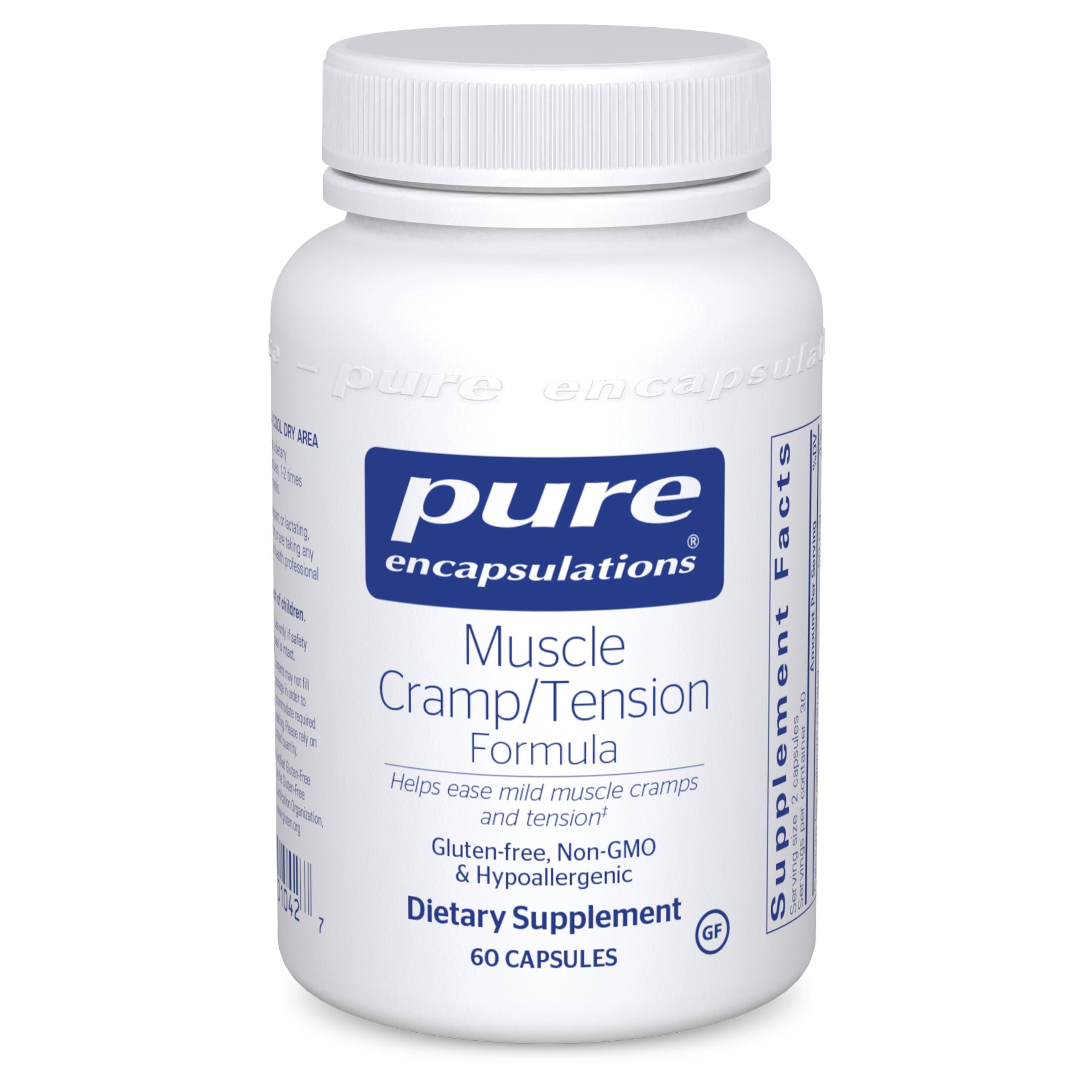 Pure Encapsulations Muscle Cramp/Tension Formula | Hypoallergenic ...