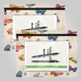 A4 File Binder 2Pack Pouch Pencil Work & Study File Pouch Vibrant Polka ...