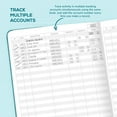 Skyline Financial Column Business Record Tracker Accounting Ledger Book ...