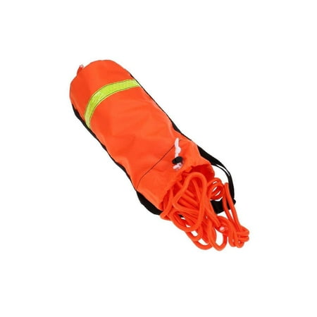 Kayak Water Floating Life Line Rescue Throw Rope Bag 31m Orange - Walmart.ca