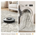 Area Rugs For Living Room - 3x5 Boho Non-slip Low Pile Carpet Machine ...