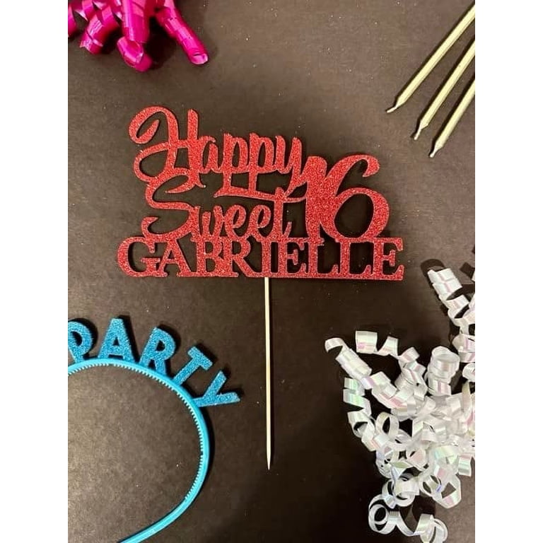 The Name Gabrielle In Glitter