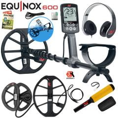 Minelab EQUINOX 800 Multi-IQ Metal Detector w/ Pro Find 20 Pinpointer, Carry Bag - Walmart.com
