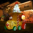 7Ft Inflatable Gingerbread Man Ice Cream Truck Christmas Yard ...
