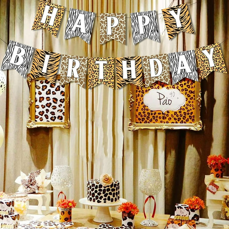 Leopard Print Birthday Party