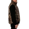 Realtree Men's Reversible Camo and Blaze Full-Zip Hunting Vest ...
