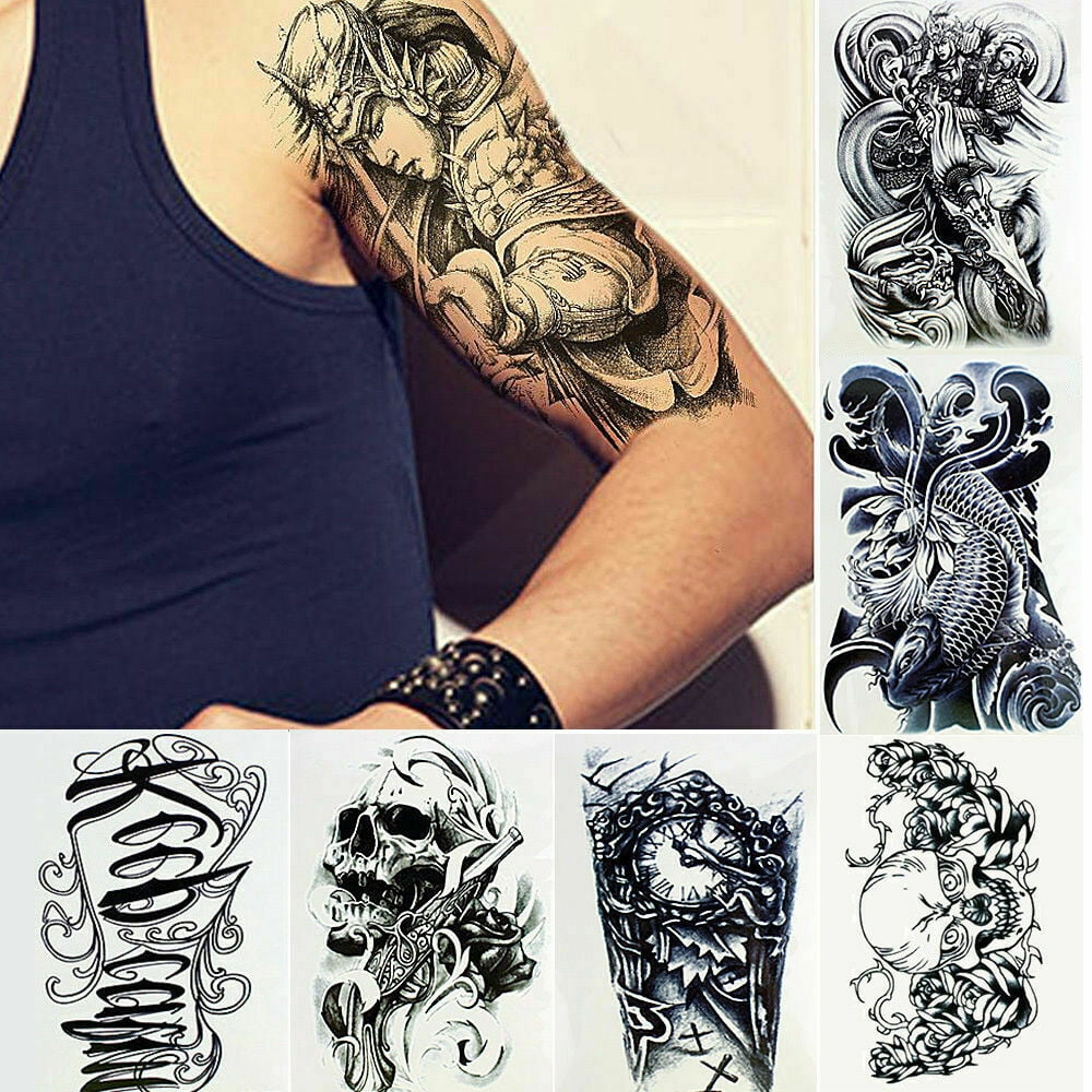 Half Sleeve Tattoos For Men Color