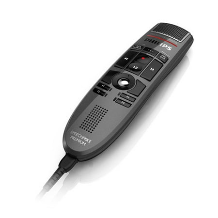 Philips SpeechMike Premium USB Dictation Microphone (Push Button ...