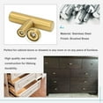 50mm Long Single Hole Cabinet Knobs and Pulls Door Cupboards Drawers ...