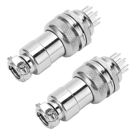 12 Pin Aviation Connector, Copper Silver Plated Contacts Electrical ...