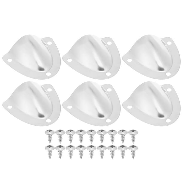 6pcs 45x40mm Boat Wire Cover Yacht Transducer Cable Cover Clam Shell ...