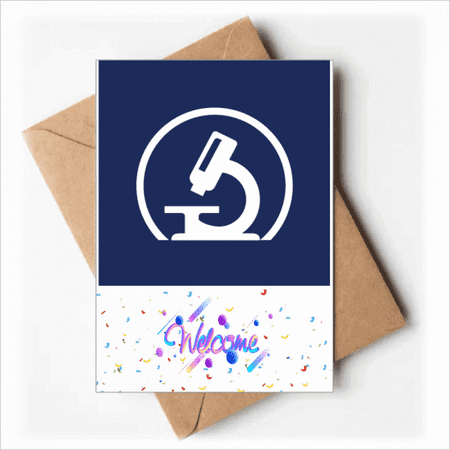 Microscope Experiment Science Judgment Welcome Back Greeting Cards ...