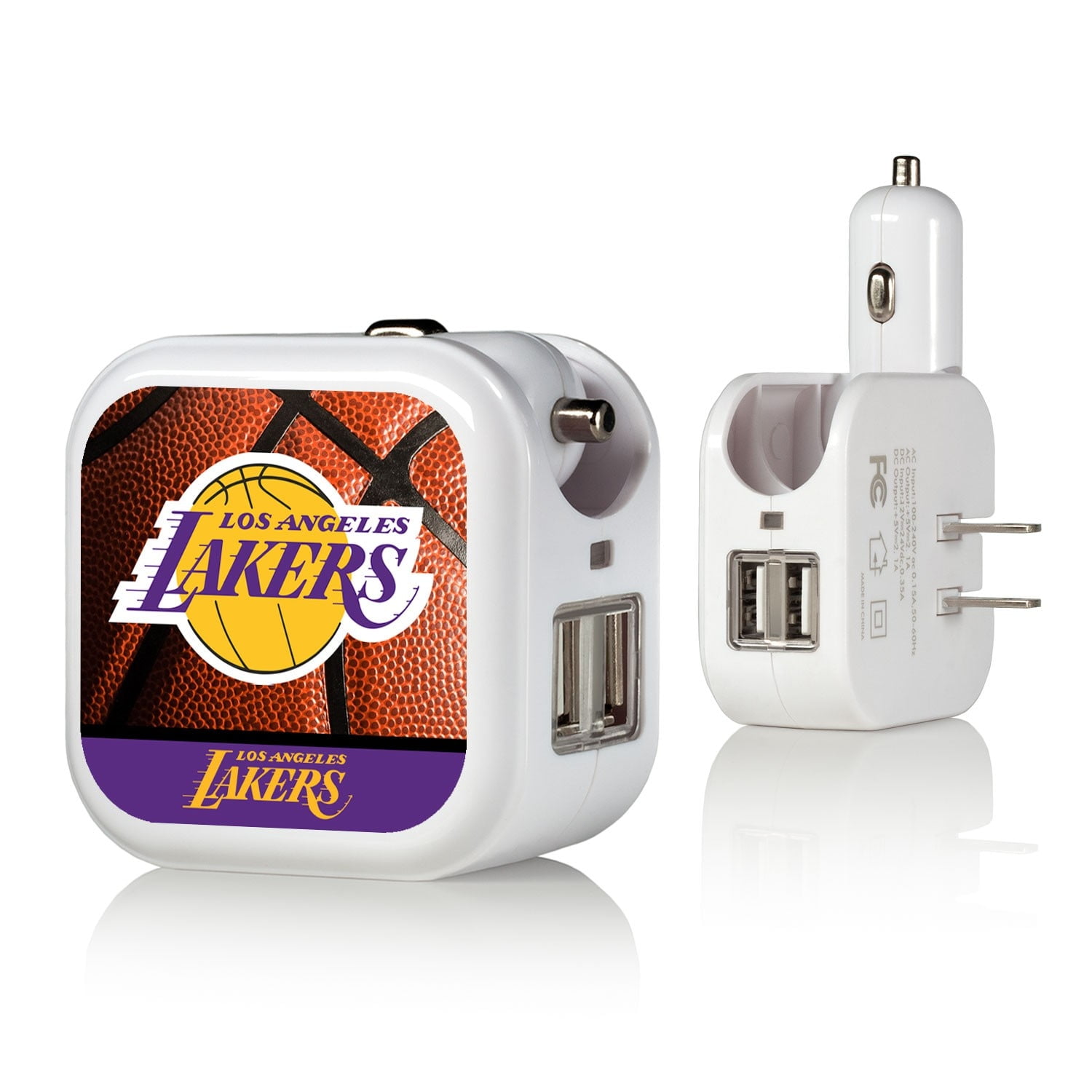 Los Angeles Lakers Basketball Design USB Charger - Walmart.com