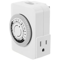 Simple Touch Electrical Outlets Auto Shut-Off 30 Minute Countdown Timer Plug-in Light Timer ...