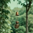Cat Wind Chime, Copper Cat Window Hanging Cat Garden Decor Outdoor, Cat ...
