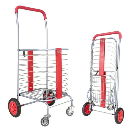 dbest products Cruiser Cart 360 Foldable Shopping Utility Basket on ...