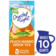 Crystal Light Raspberry Iced Tea, Sugar-Free, Naturally Flavored, 6 ...