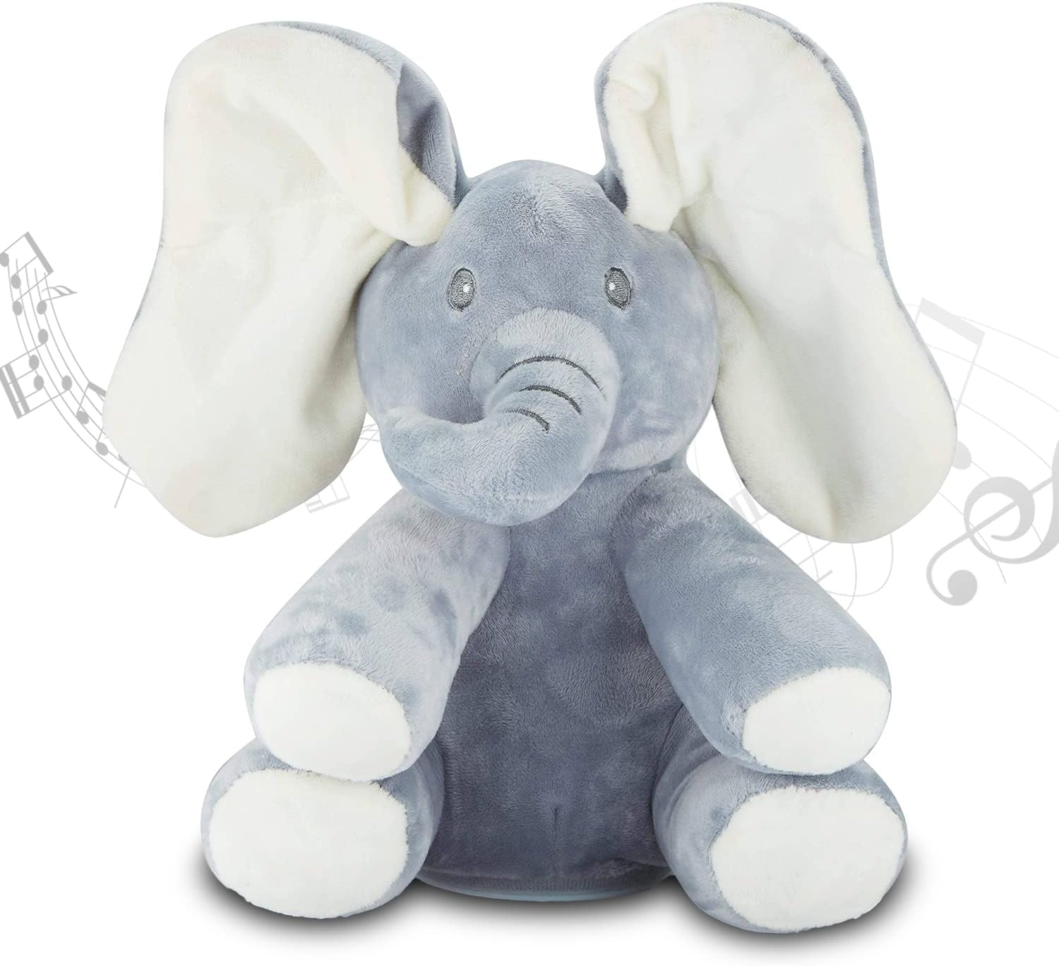 Snuffy The Elephant - Musical Peek-a-Boo Elephant Toy - Interactive ...