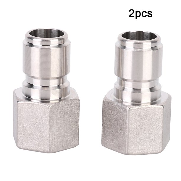 Haofy 2 Pcs Homebrew Beer Quick Connector, Stainless Steel Quick ...