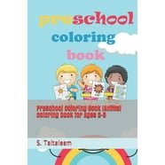 coloring book for kids 3-5: 50 Coloring Pages, Gift for Kids, Ages 3, 4 ...