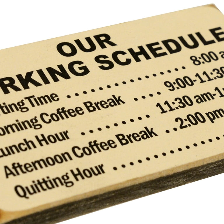 On Break Sign For Cubicle