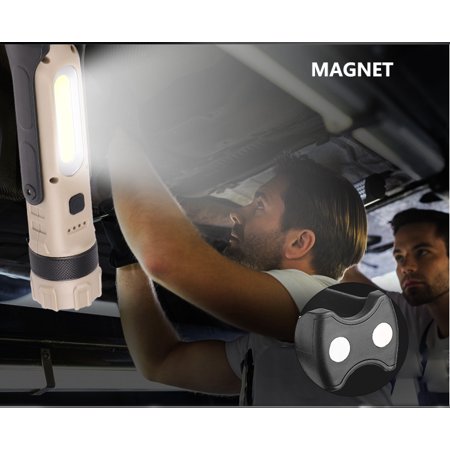 Volkmi LED multi-function flashlight white light + red light beige ...