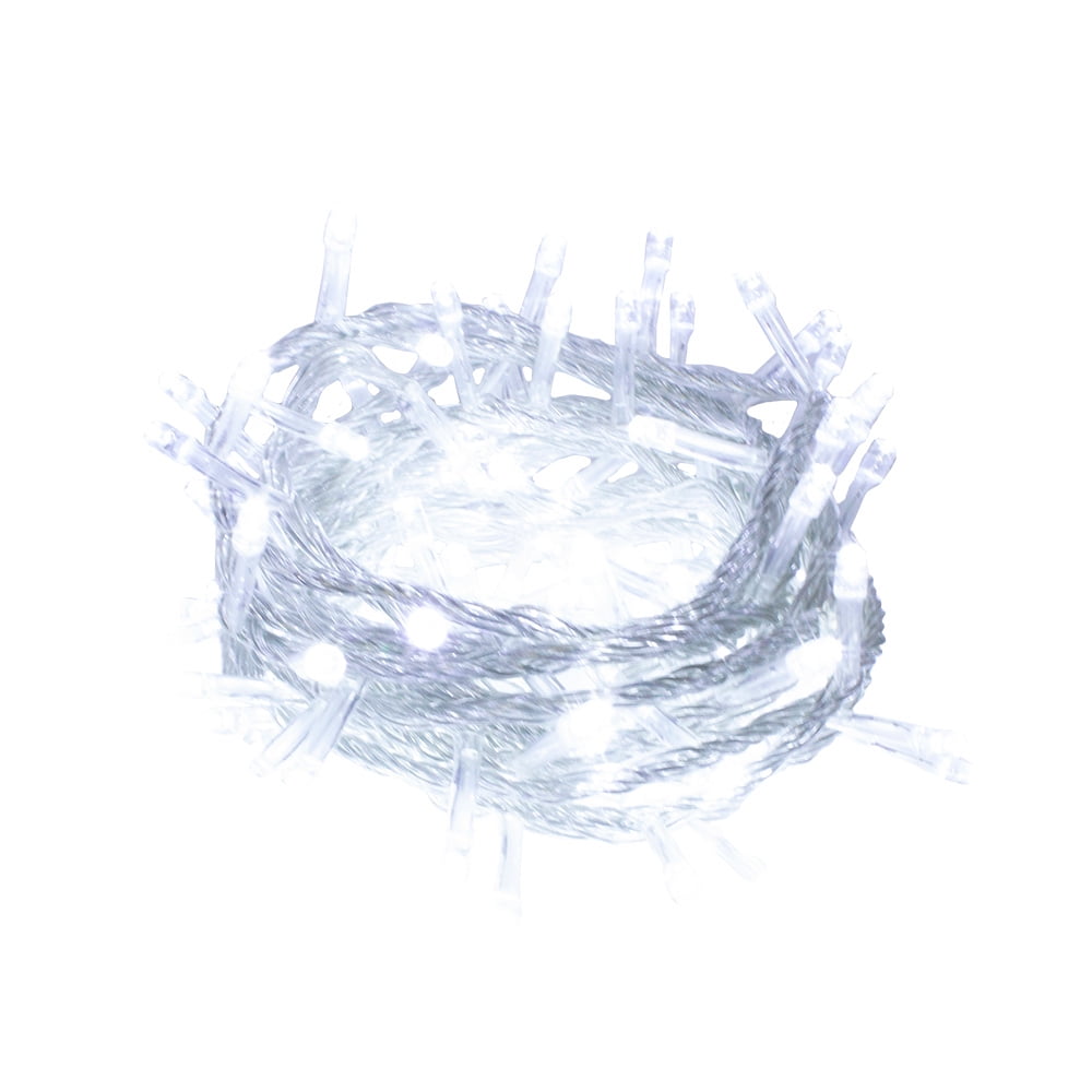 Serie Luz Led Blanca 200 Focos 8 Funciones 9.5 mt Cable Transparente ...