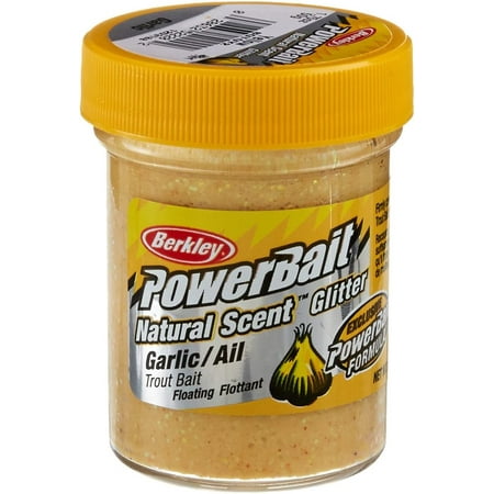PowerBait FW Natural Garlic Scent Glitter Trout Fishing Bait | Walmart ...