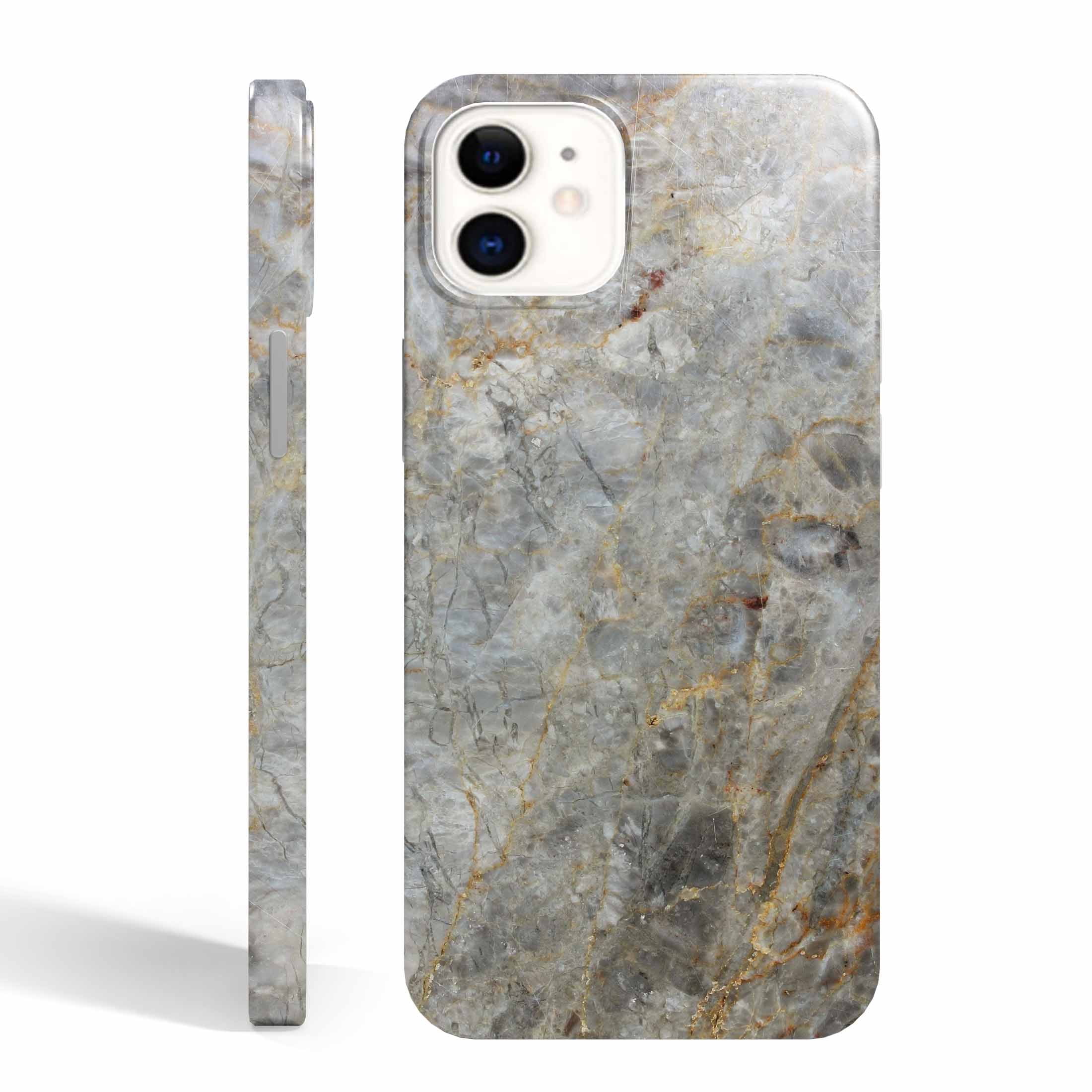 Tobelint Real Marble Texture Case for iPhone 12, Slim Full Protective ...