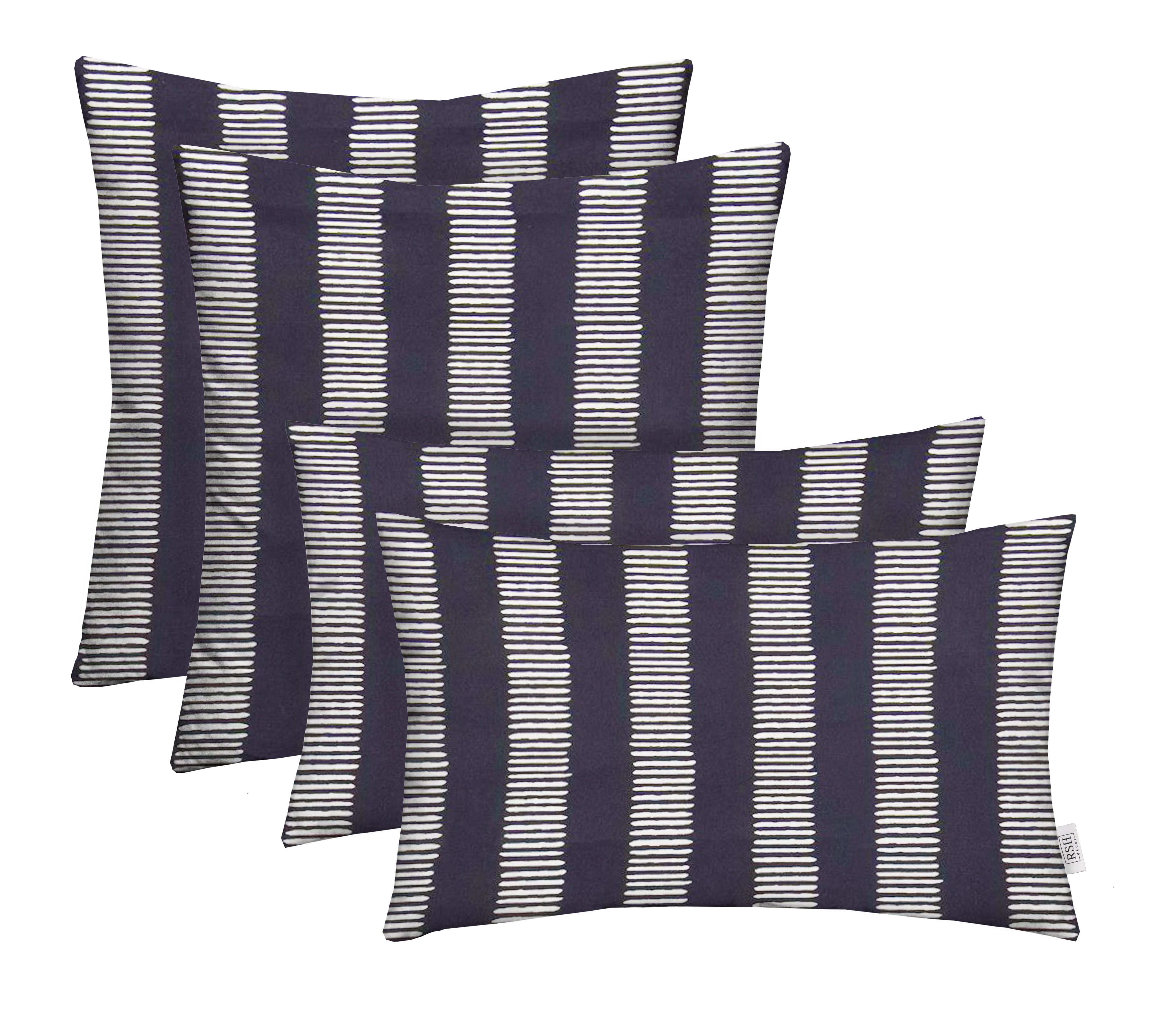 RSH Décor Indoor Outdoor Set of 4 Pillows Square and Lumbar Pillows, 17 ...