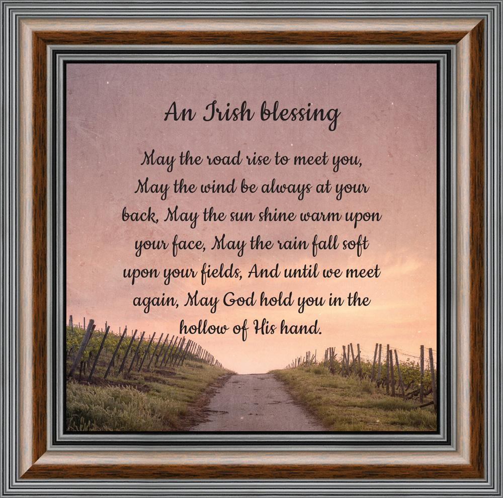 An Irish Blessing, May the Road Rise to Meet You, Celtic Home Blessing ...