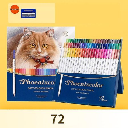 Back To School 36/48/72colors Non-toxic Oil Colored Pencils Soft Color ...