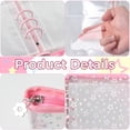 3x5 Index Card Binder, Portable Organizer Book with Zipper, 50 Sheets ...