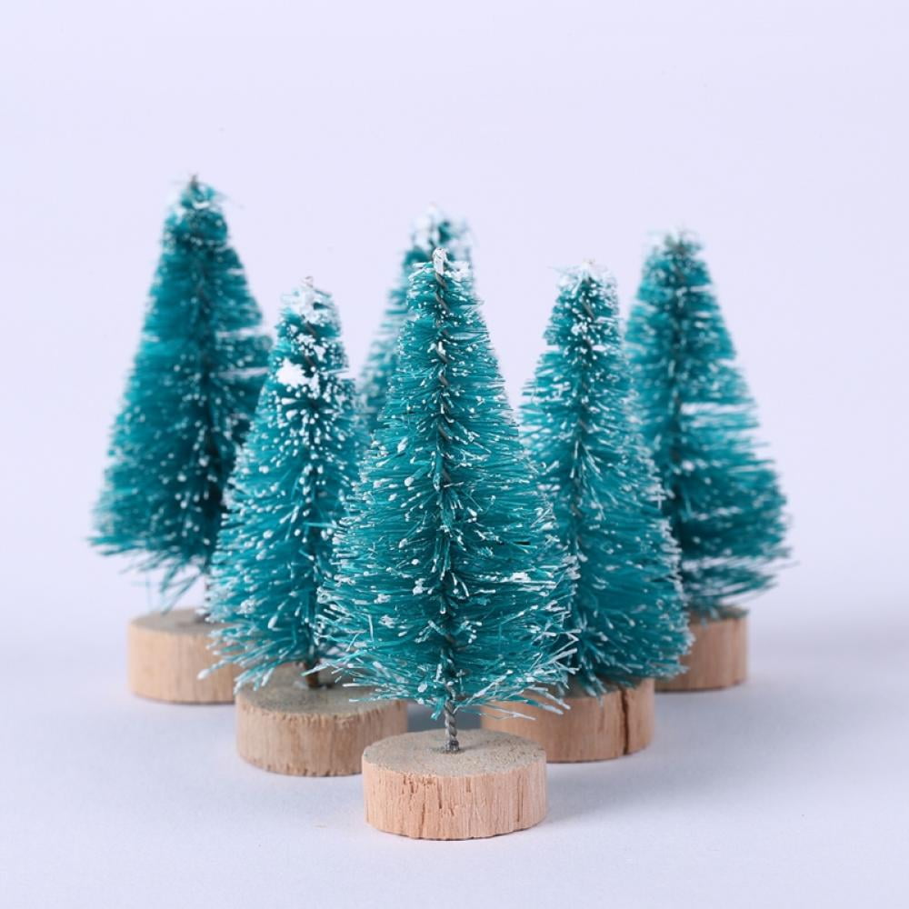 12 Trees/Bag Desktop Miniature Pine Tree Desktop Christmas Tree Small ...