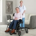 Goplus Rollator Walker with Seat Folding Walker with 8-inch Wheels ...