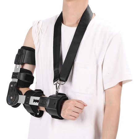 Hinged Elbow Brace, Adjustable Elbow Brace Support Sling Stabilizer ...