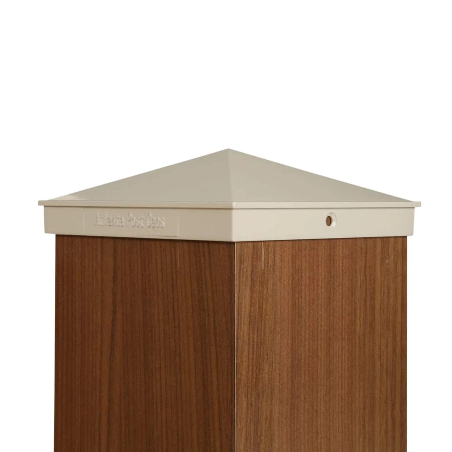 6x6 Post Cap ? White Aluminum - Walmart.com